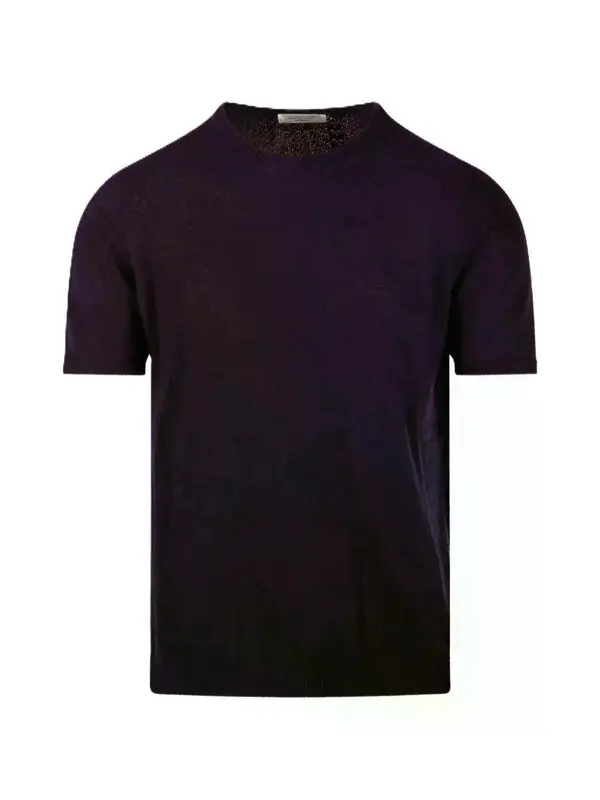 ROBERTO COLLINA Crewneck Short-sleeve T-shirt - Purple