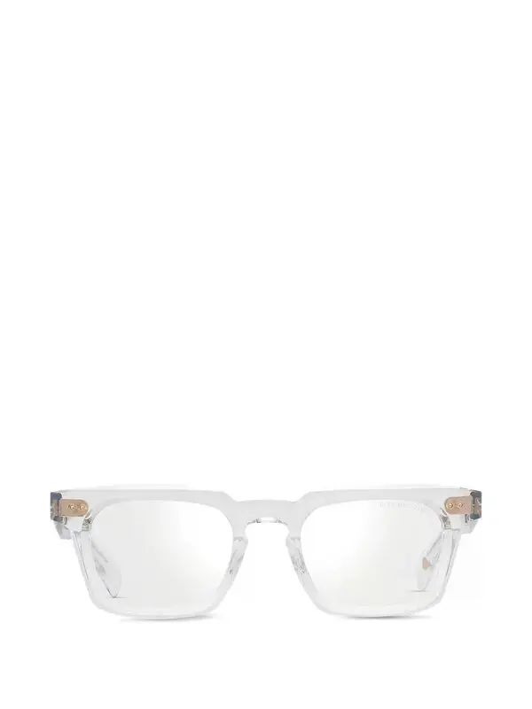 Dita Square-frame Glasses - White