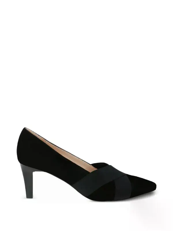 PETER KAISER Elastic Strap Suede Pumps