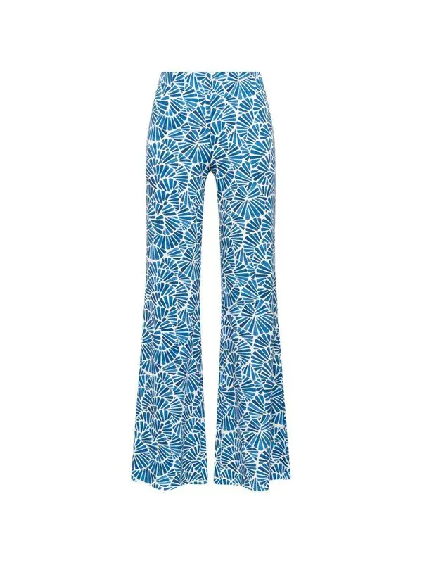 Malìparmi Printed Trousers - Blue