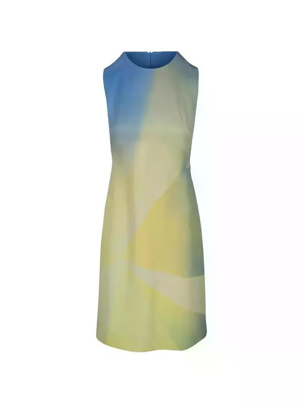 Akris Geometric Sleeveless Dress