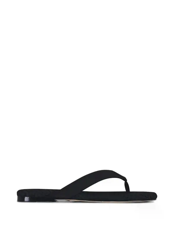 NAGHEDI T-strap Flip Flops - Black