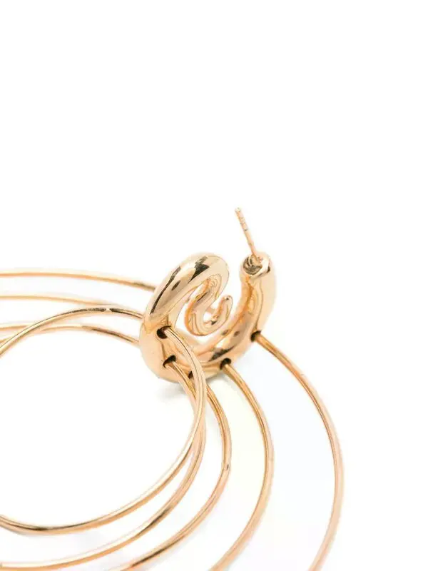 PANCONESI Serpent Hoop Earrings - Gold
