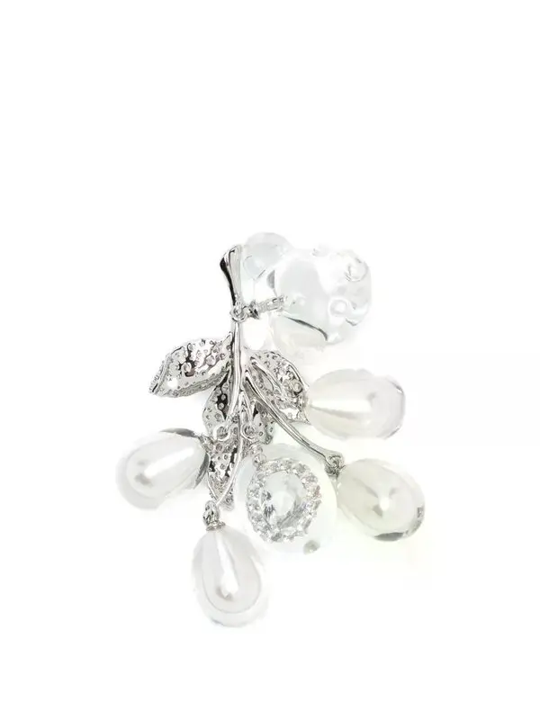 YVMIN Single Grape Bear Earring - Silver