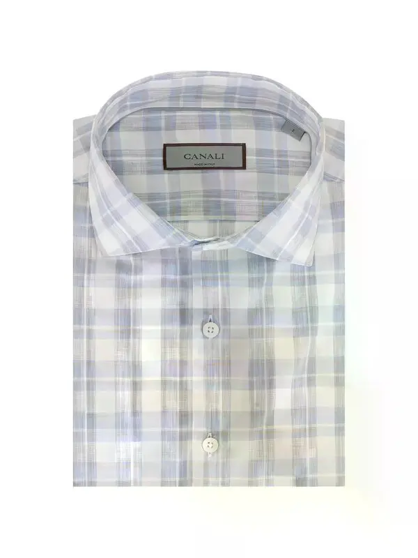 Canali Checked Shirt