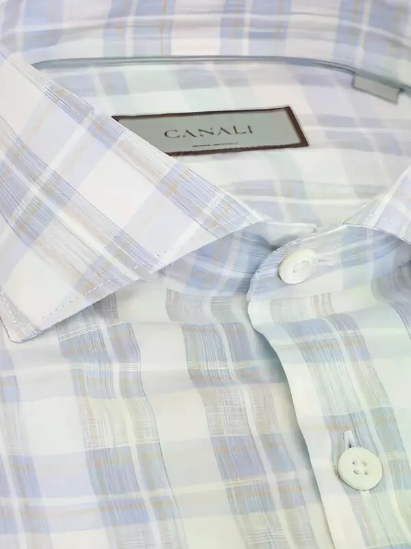 Canali Checked Shirt
