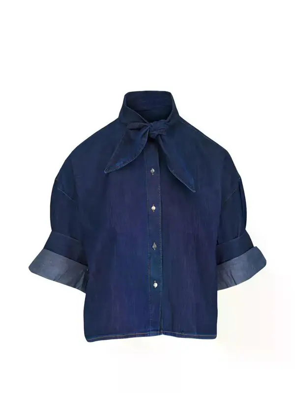 TWP Tie-neck Blouse