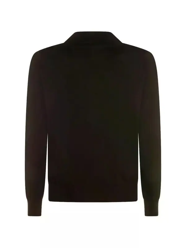 PIACENZA CASHMERE 1733 Geometric-pattern Cardigan - Black