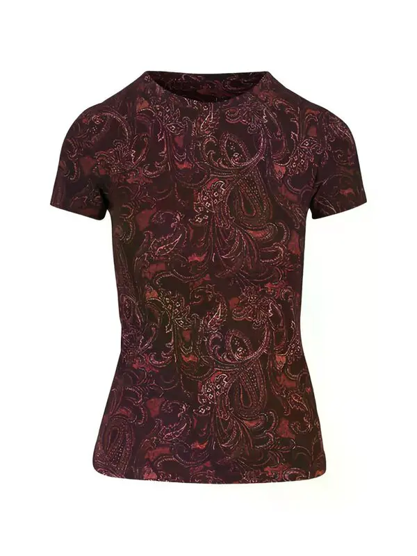 L'Agence Paisley-pattern T-shirt