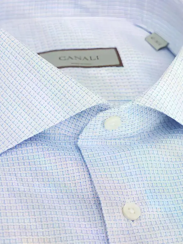 Canali Long-sleeves Shirt - Blue