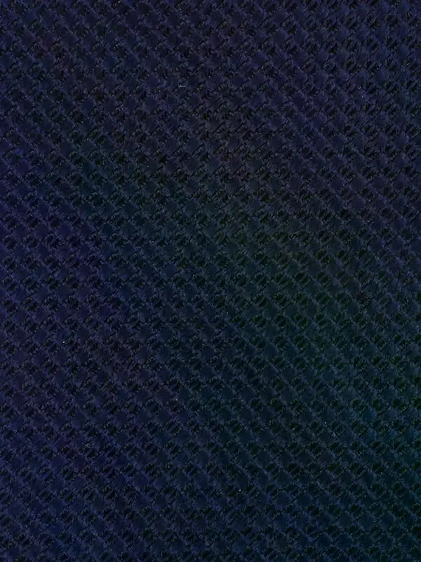 Zegna Textured Silk Neck Tie - Blue