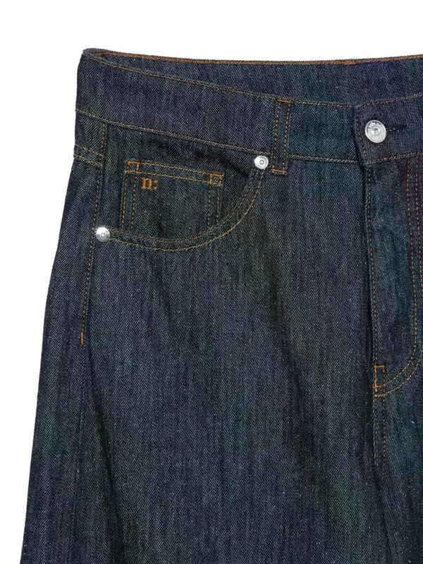 NINE:INTHE:MORNING Audrey Logo-patch Jeans