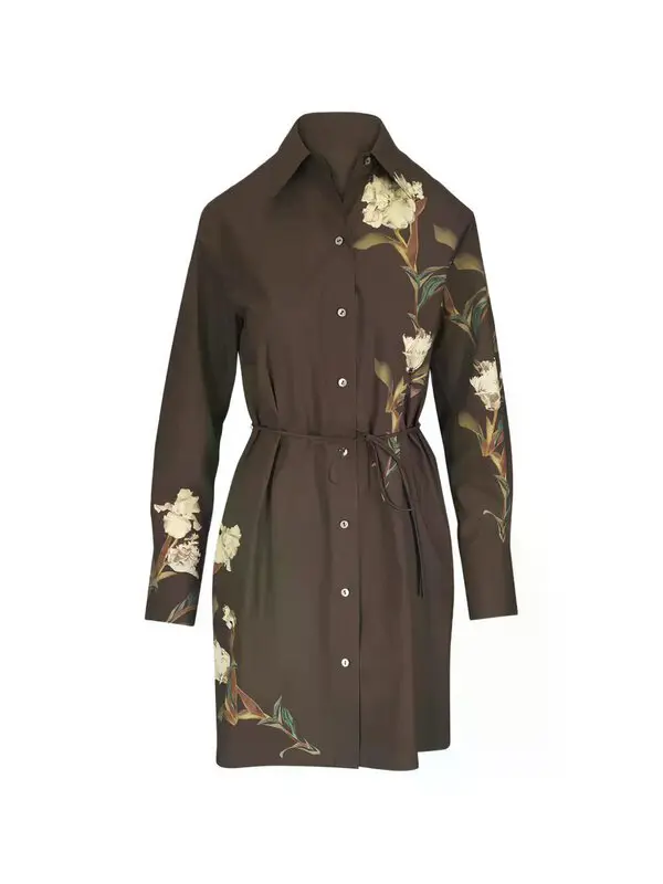 Vince Floral-print Shirt Dress