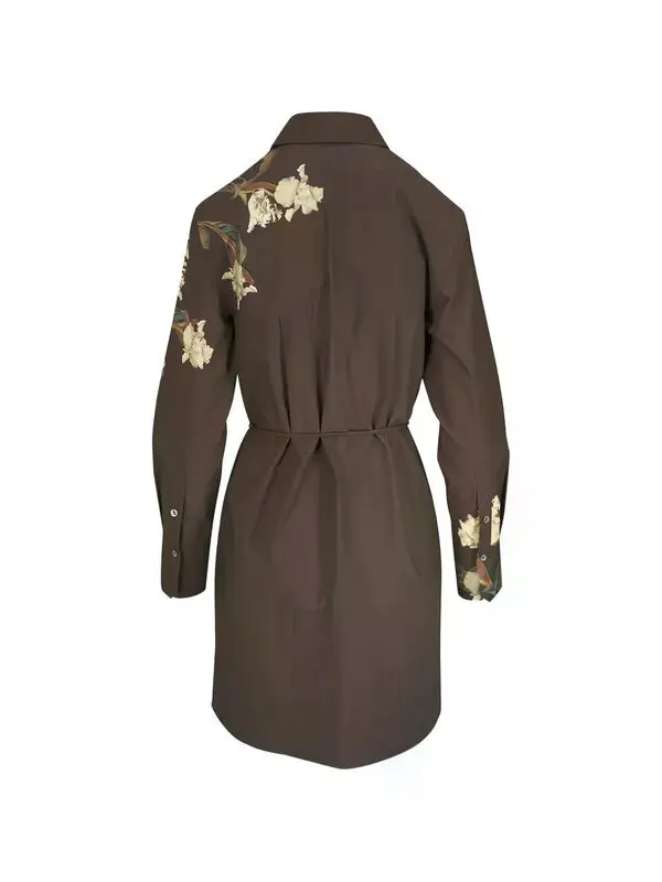 Vince Floral-print Shirt Dress