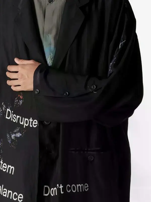 Yohji Yamamoto Patterned Jacket