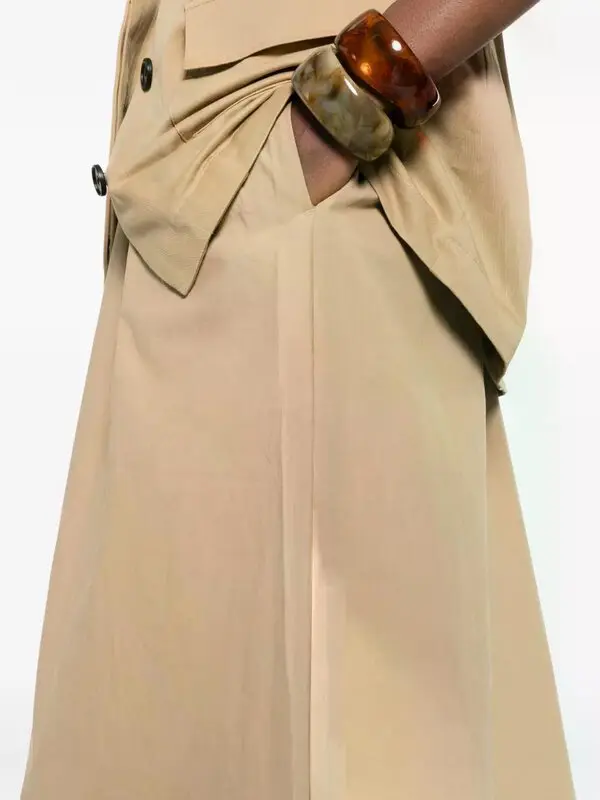 YERSE Midi Skirt With Elasticated Waistband