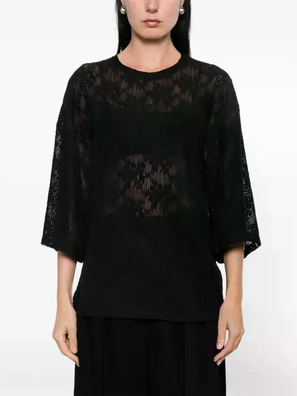 Imperial Lace Top - Black