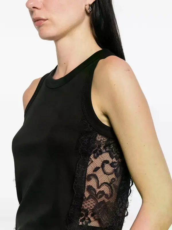 Imperial Lace-insert Tank Top