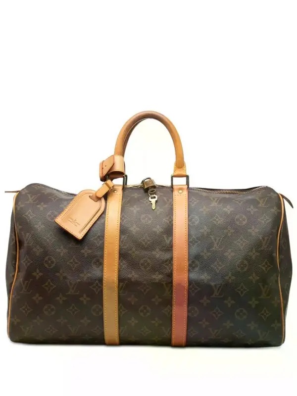 LOUIS VUITTON 1990 Monogram Keepall 45 Travel Bag