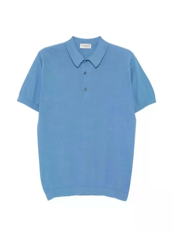 John Smedley Roth Polo Shirt - Blue
