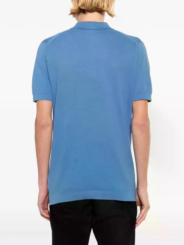 John Smedley Roth Polo Shirt - Blue