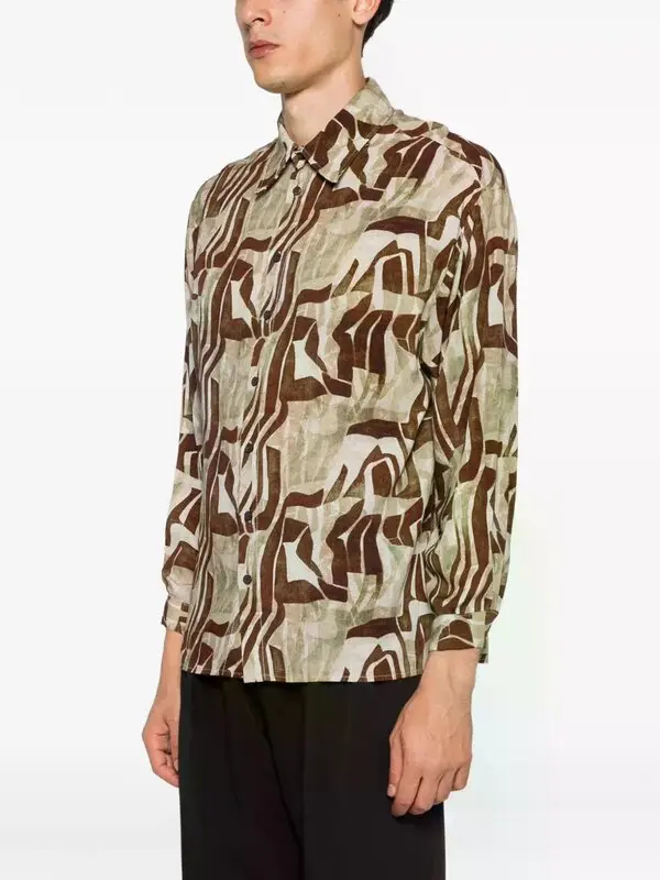 Imperial Abstract-print Shirt