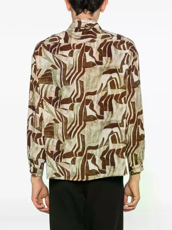 Imperial Abstract-print Shirt