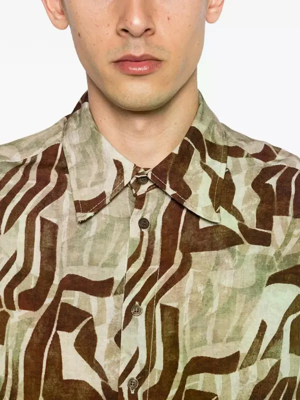 Imperial Abstract-print Shirt