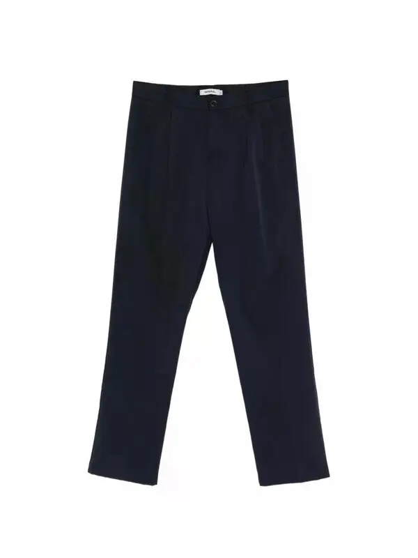 Imperial Pleated-design Trousers - Blue