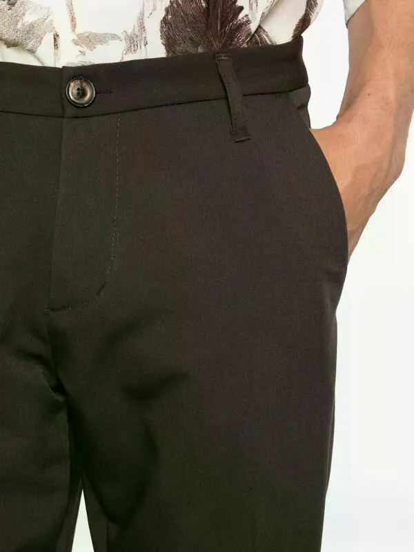 Imperial Cuffed-hem Trousers - Brown