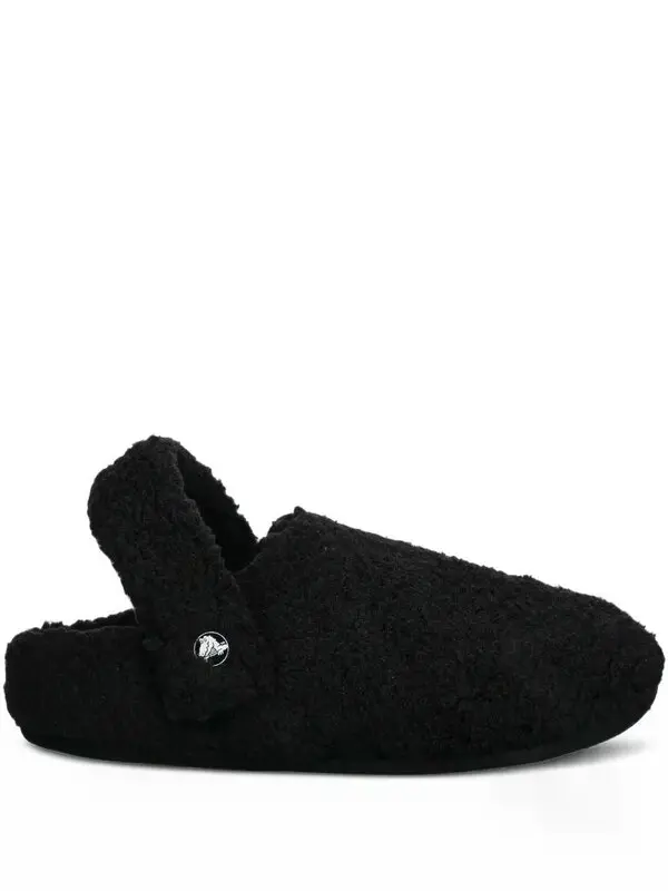 CROCS Loopback Strap Slippers - Black
