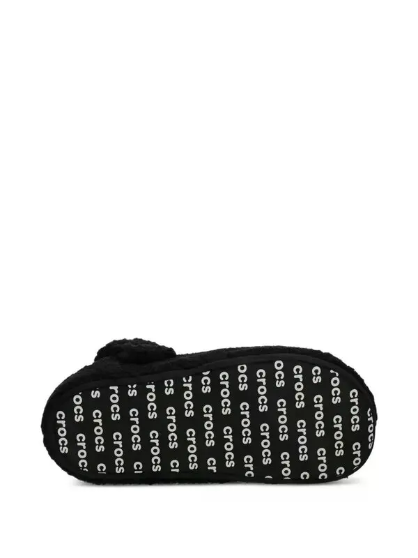 CROCS Loopback Strap Slippers - Black