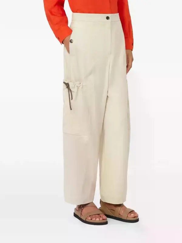 Max Mara Drawstring Pocket Trousers