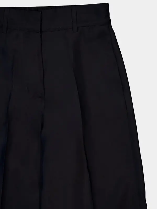PAULA Sonia Silk Twill Wide Leg Pants