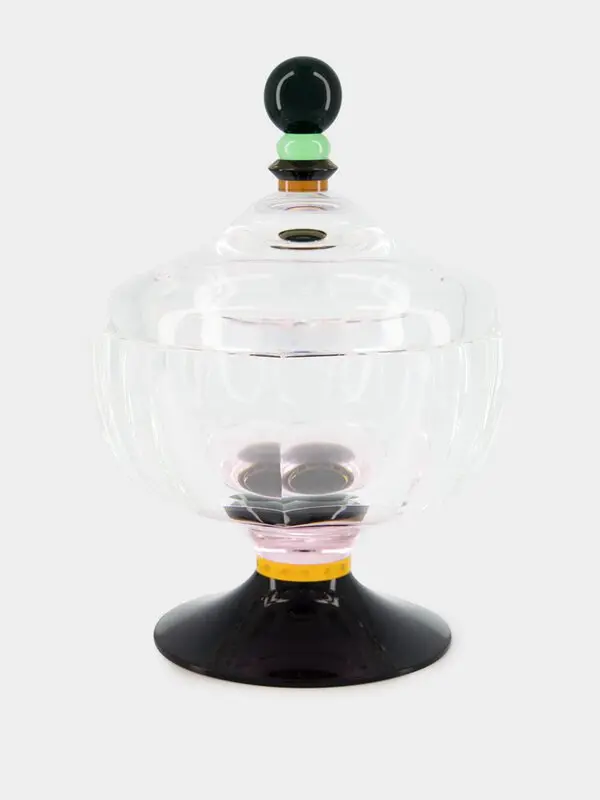 REFLECTIONS COPENHAGEN Decadent Crystal Jar - Multicolour