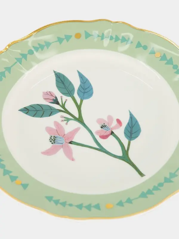 BITOSSI Botanical Porcelain Dinner Plate - Multicolour
