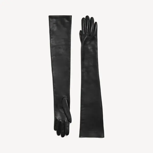Balenciaga Long Gloves - Black