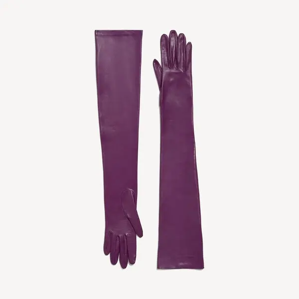 Balenciaga Long Gloves - Purple