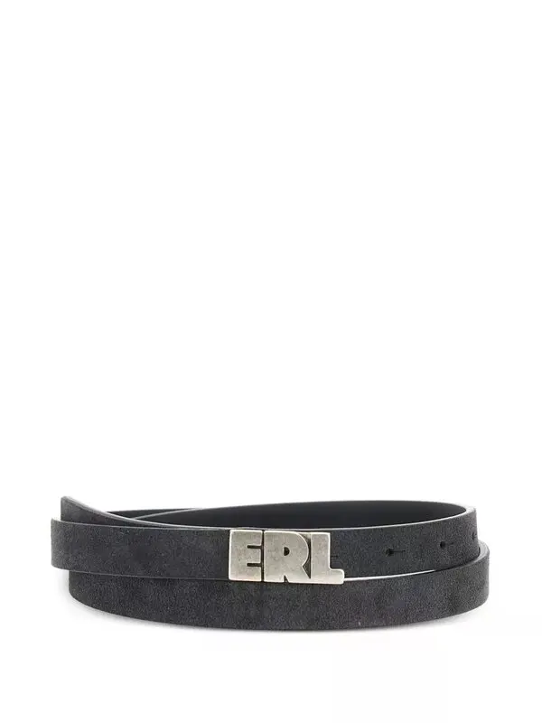 ERL Logo Plaque Belt - Black