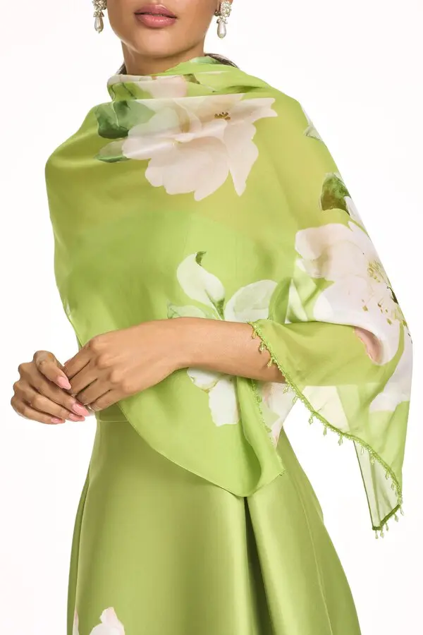 Sachin & Babi Embellished Emmy Scarf - Peridot Soiree