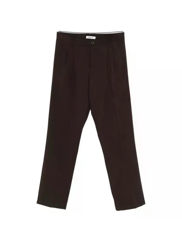 Imperial Pleated Trousers - Brown
