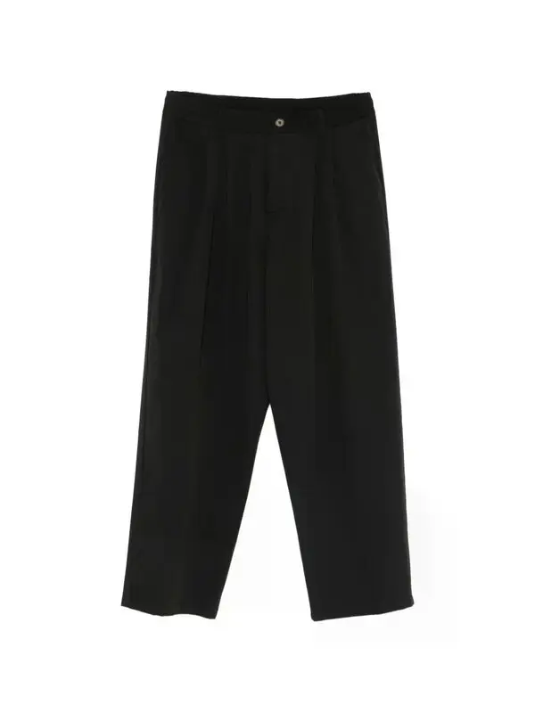 Imperial Pleated Trousers - Black