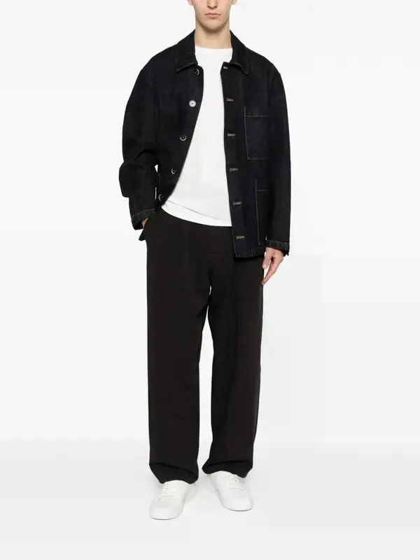 Imperial Pleated Trousers - Black