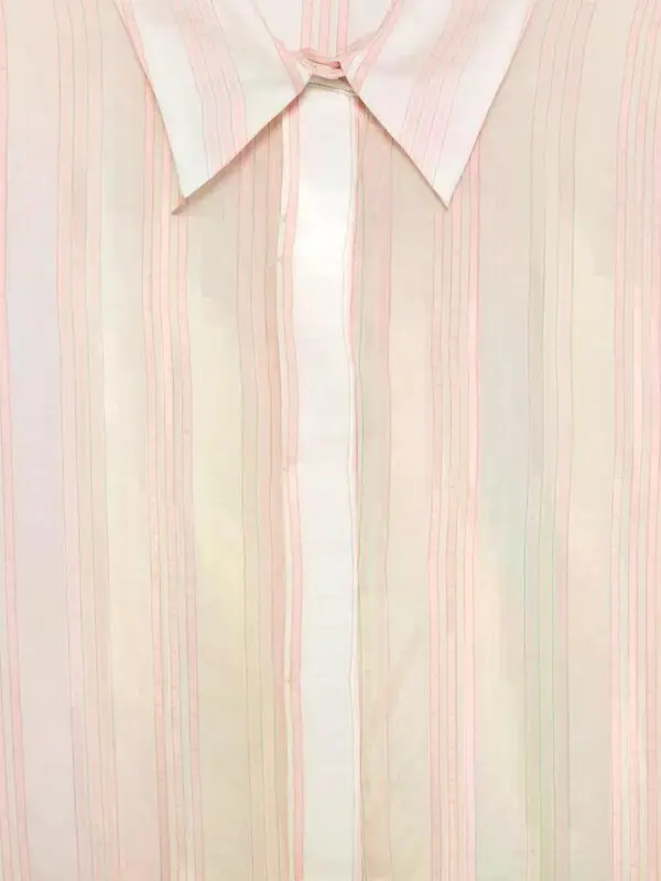 Peserico Striped Shirt - Neutrals