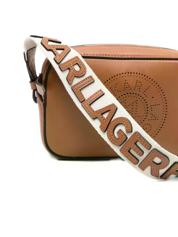 Karl Lagerfeld K/circle Perforated Mini Bag