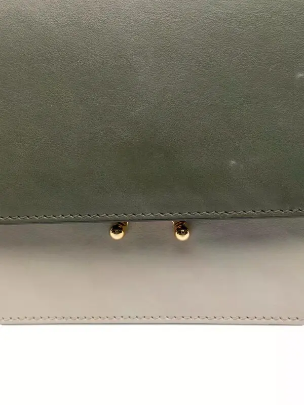 Marni Medium Leather Shoulder Bag - Neutrals