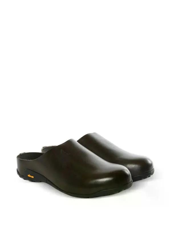 ROA Fedaia Leather Mules - Green