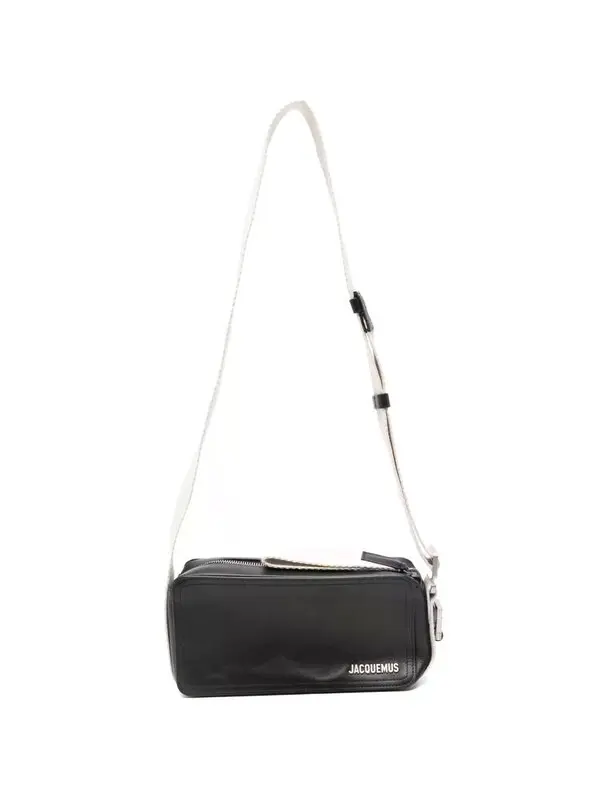 Jacquemus The Cuerda Leather Messenger Bag - Black