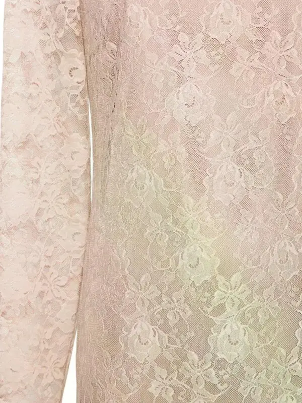 D.exterior Lace Maxi Dress - Brown