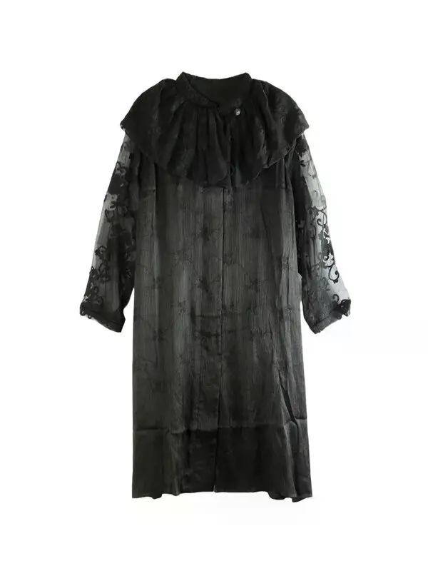COMMUNS Lace Ruffled Coat